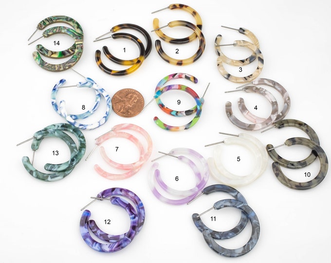 18pcs Tortoise Shell Acetate Heishi Beads 6mm 8mm 10mm 1b | Etsy