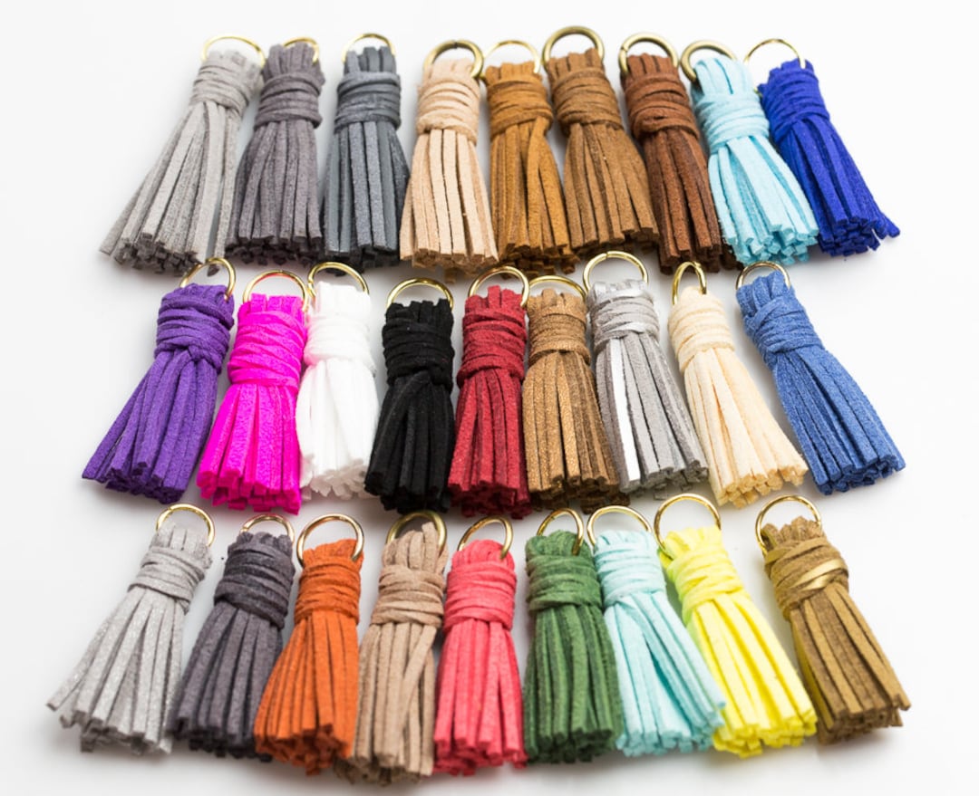 Cute Short Suede TASSEL Tassles High Quality 1.8 Inches 3 Pieces - Etsy