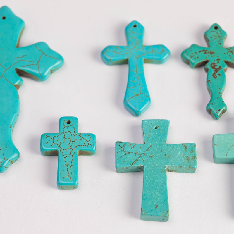 Turquoise Cross - Etsy