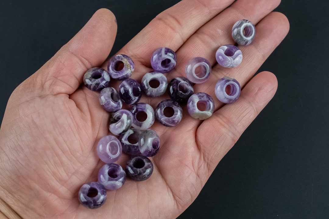 Amethyst Pi Stone 14 Mm Donut - Etsy