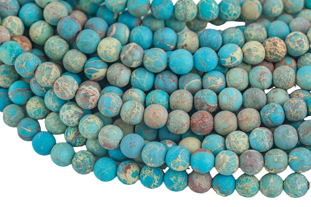 AFRICAN Sea Sediment Jasper Matte Round Sizes 4mm, 6mm, 8mm, 10mm, 12mm ...
