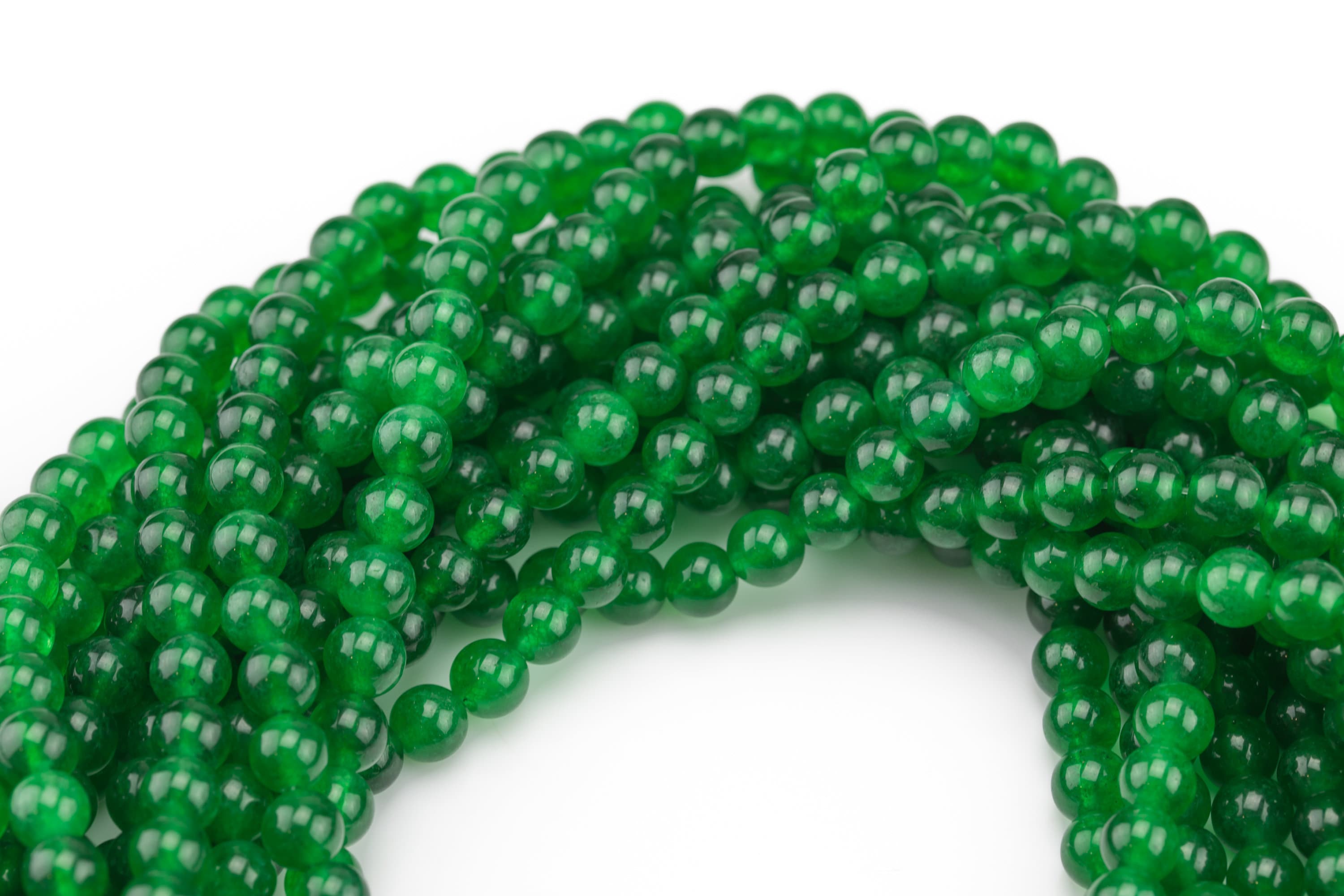 Evergreen Jade High Quality in Smooth Round 6mm 8mm 10mm - Etsy