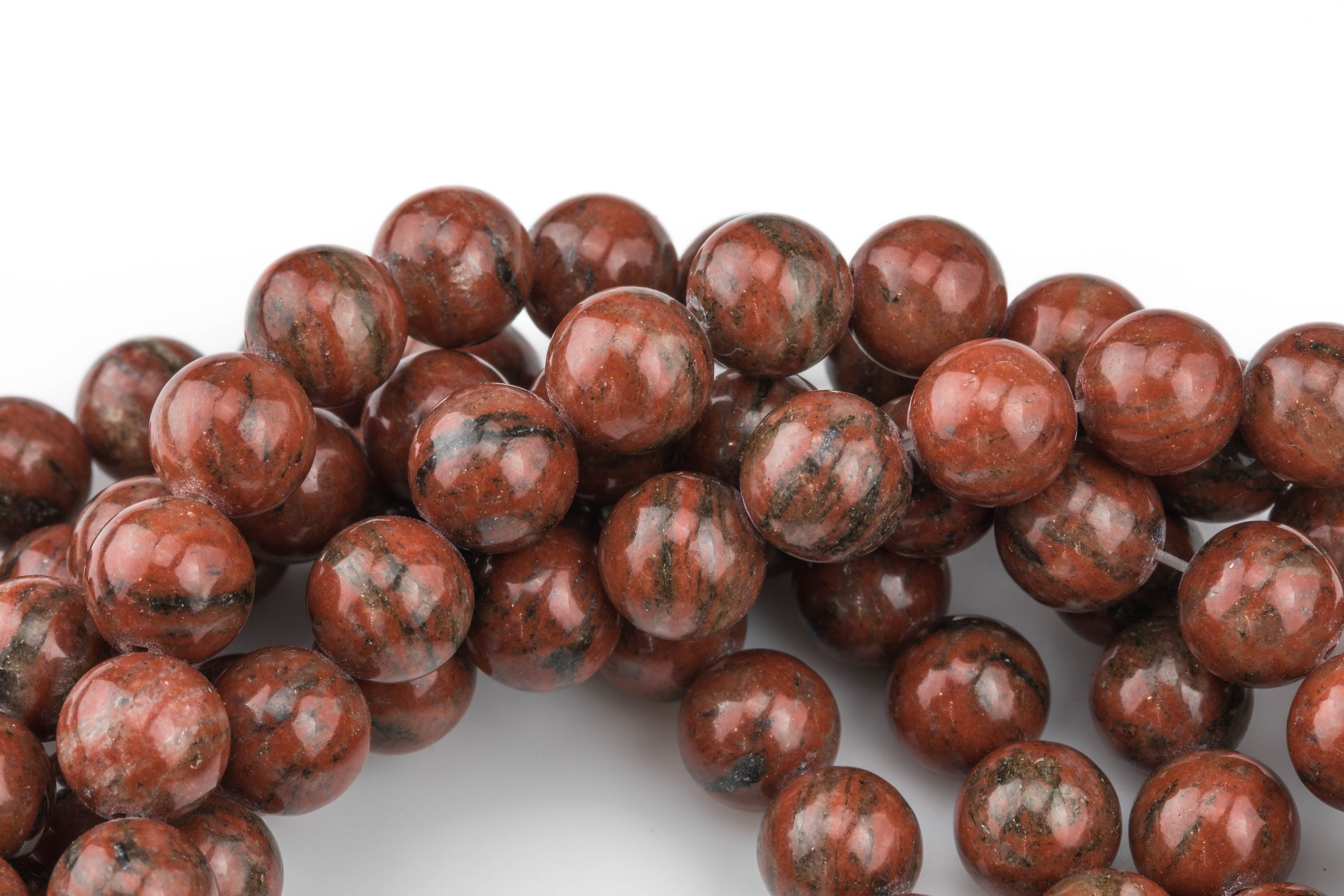 Natural Sesame Jasper High Quality in Round 4mm 6mm 8mm | Etsy