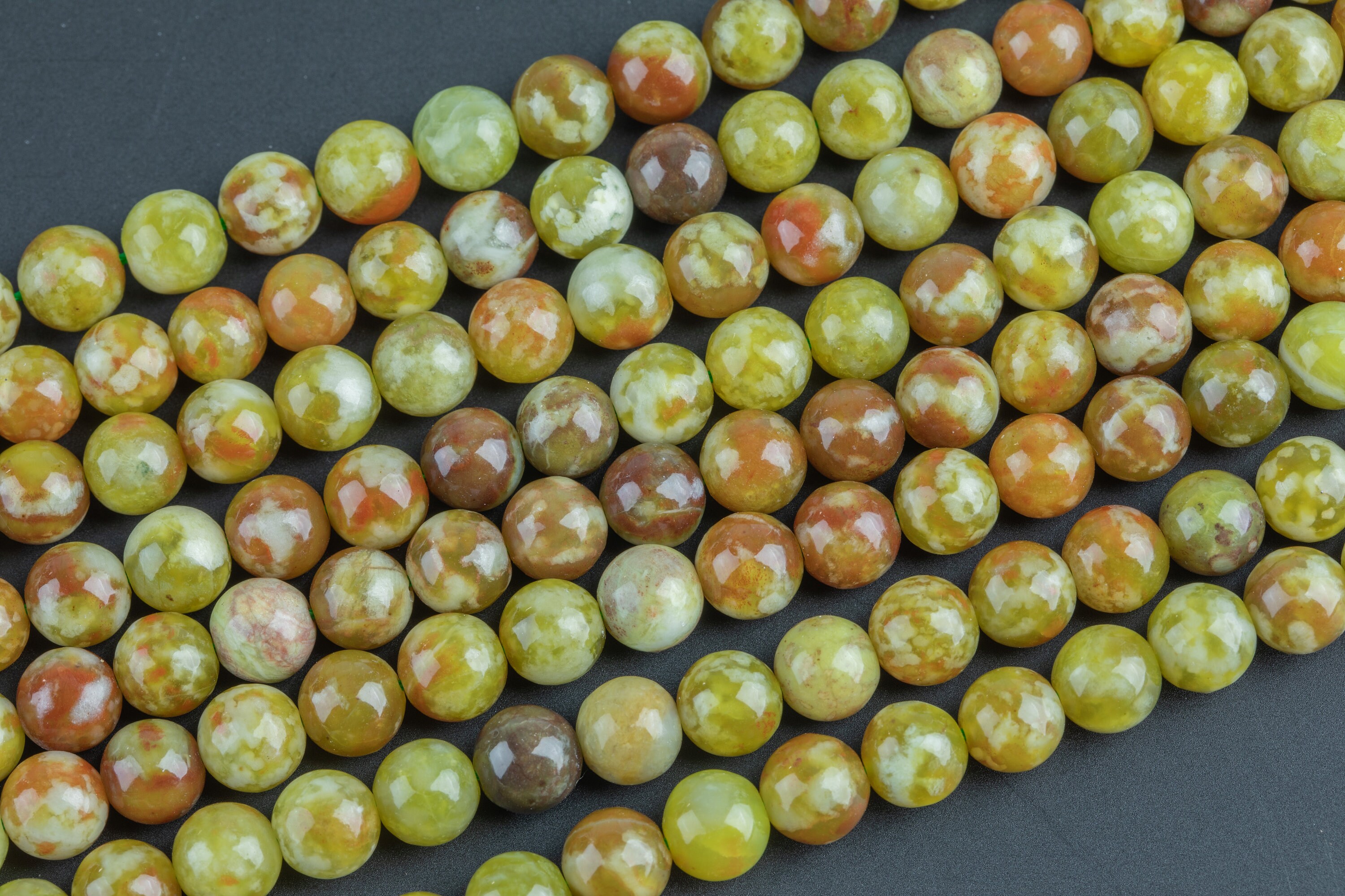 Olive Green Calcite Round Beads 4mm 6mm 8mm 10mm 12mm - Etsy