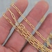 Gold Filled Flat Tubed Chain, Elongated Heavy Oval Chain, 3x8.5mm Links ...