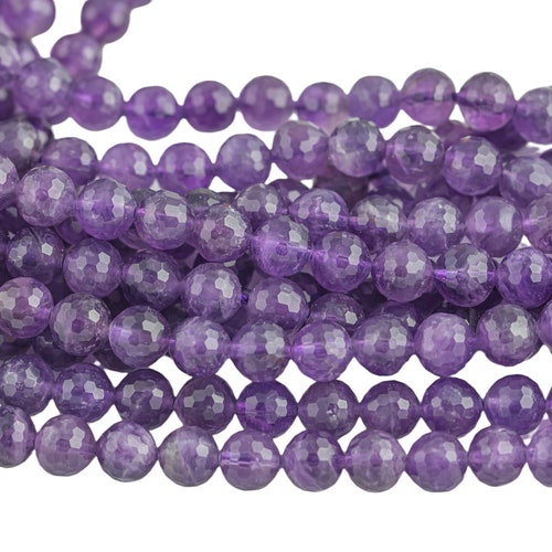 Natural AA Quality Amethyst Beads High Quality Faceted Cut - Etsy