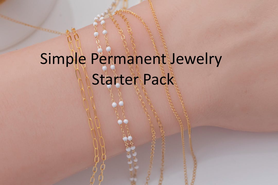 Permanent Jewelry Business Starter Simple Gold Filled - Permanent ...