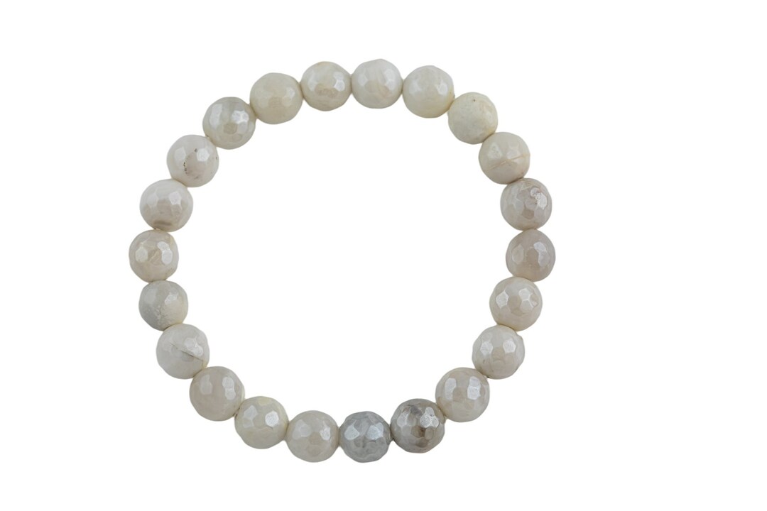 Bracelet Mystic Silverite Bracelets 8mm Stackable Round Natural ...