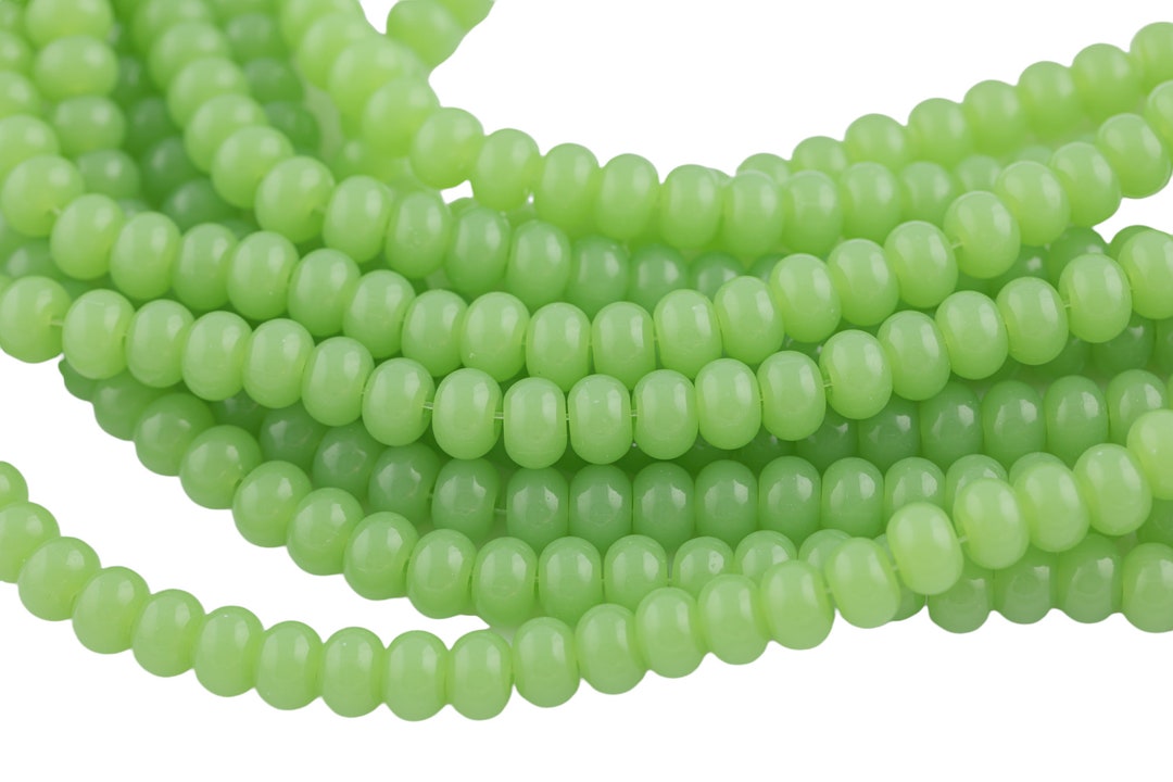 7x10mm Crystal Smooth Roundel 1 or 2 or 5 or 10 STRANDS- 16 Inch Strand ...