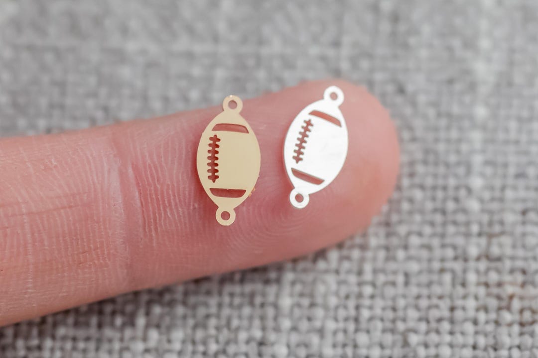 Gold Filled Football Connector for Permanent Jewelry 14K Gold Filled ...