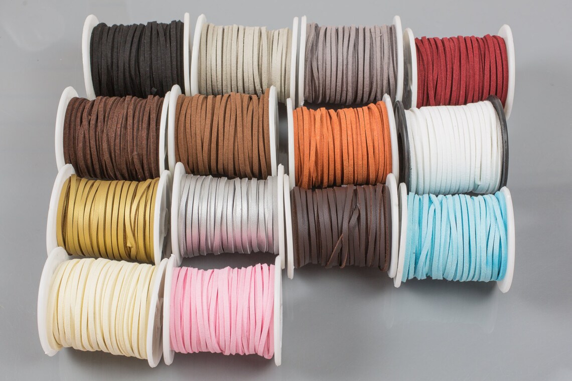 Extra Soft Suede Lace 3mm Size | Etsy