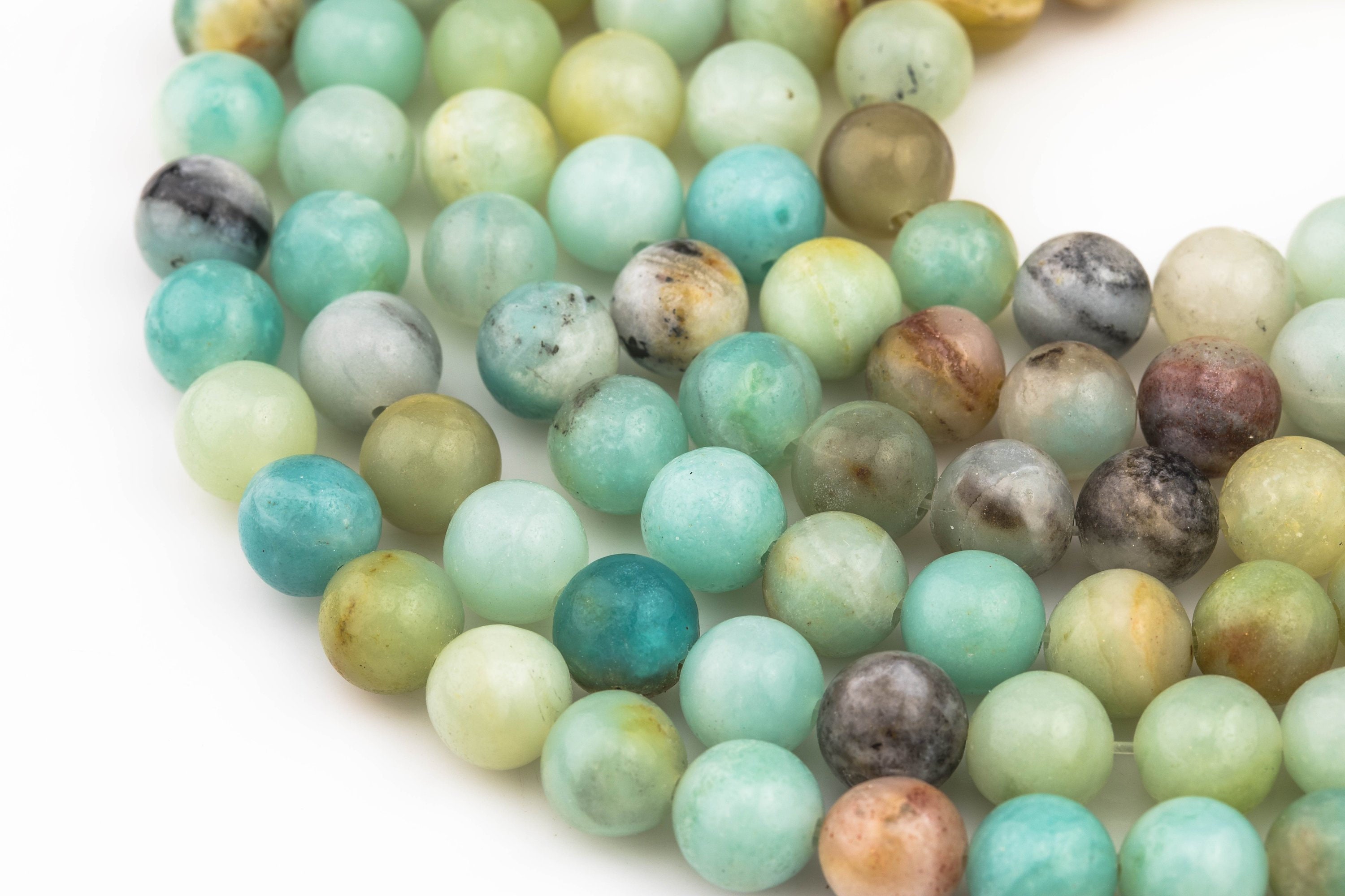 AMAZONITE Beads smooth round sizes 4mm 6mm 8mm 10mm 12mm | Etsy