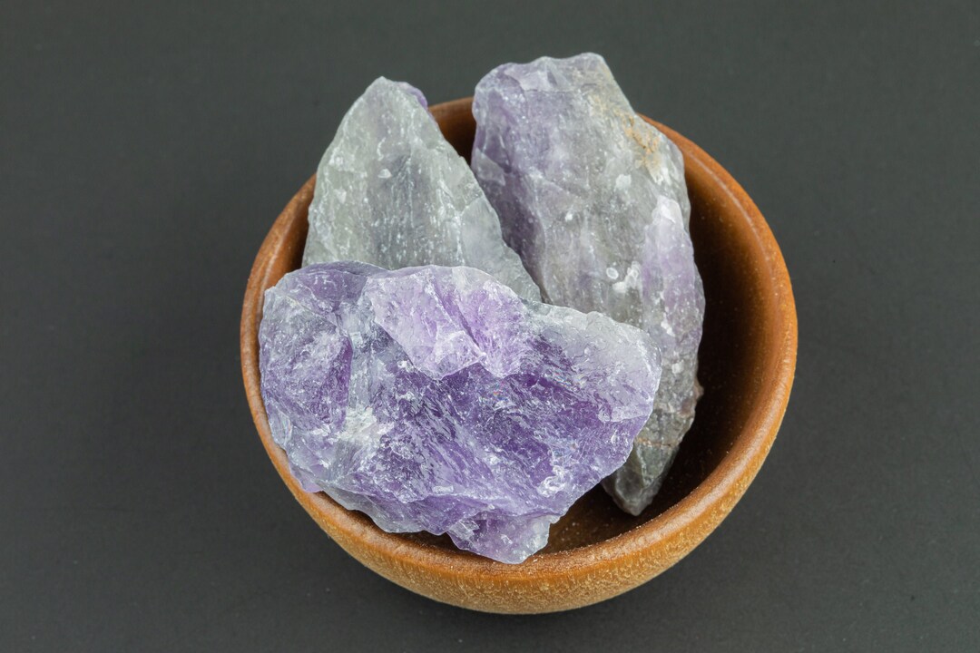 1 Pc Natural Amethyst Shard Rough Nuggets- 100 Grams-3.5 Ounces - 1.5 ...