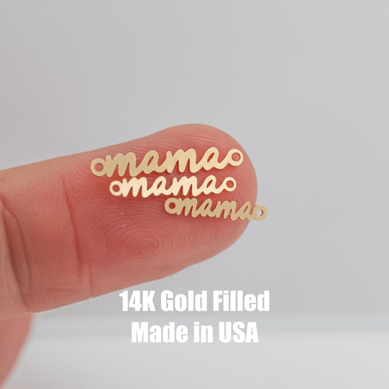 Mama Connector 14K Gold Filled or Sterling Silver Mama Connectors ...