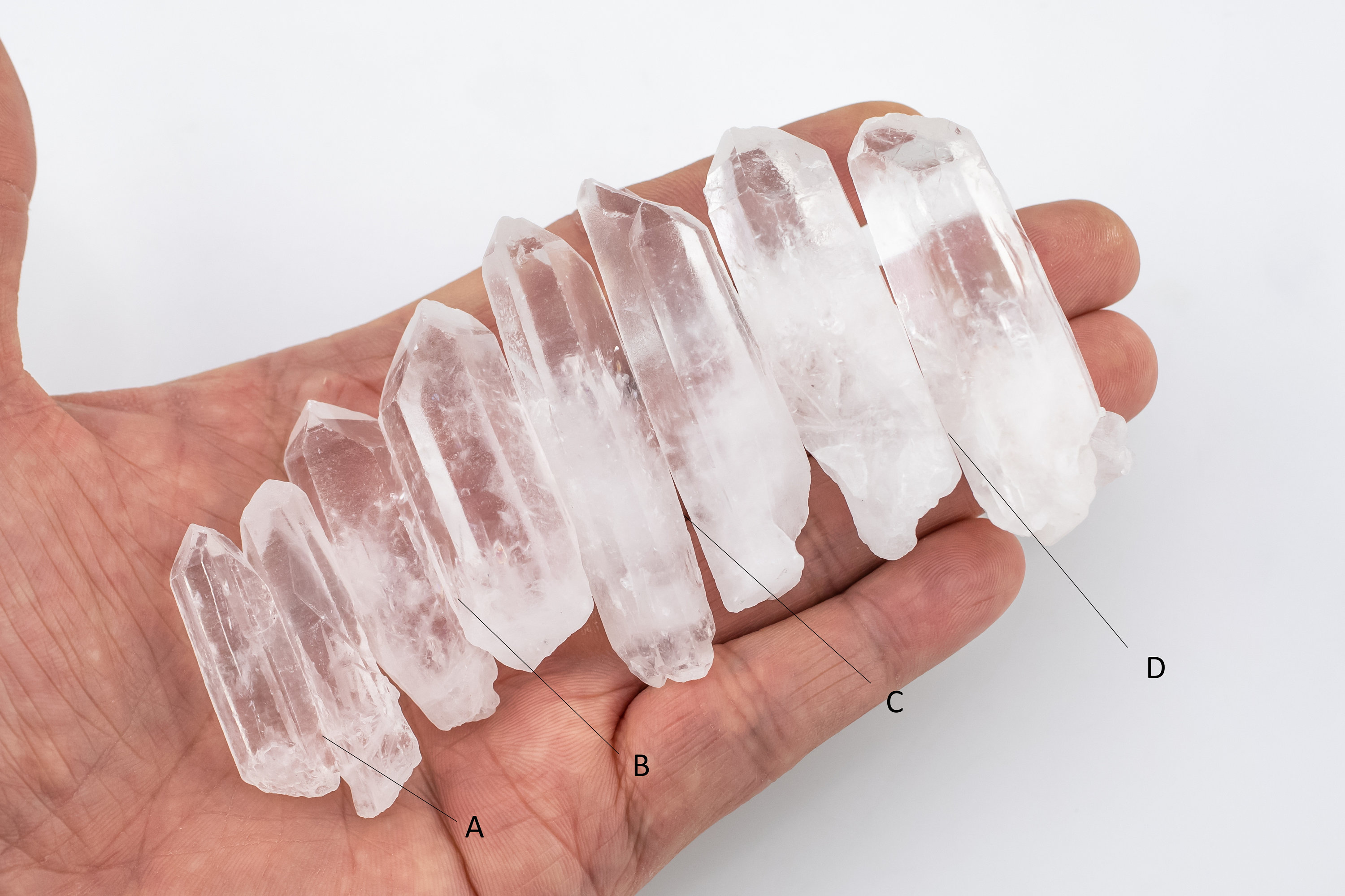 Natural Quartz Crystal Points Shards A Large Quartz Needle | Etsy