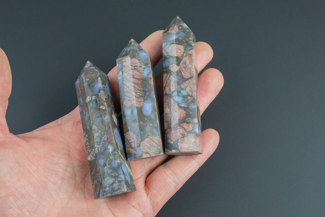 1 Pc Natural Que Sera Crystals Tower, Opal Tower, Gemstone Tower ...