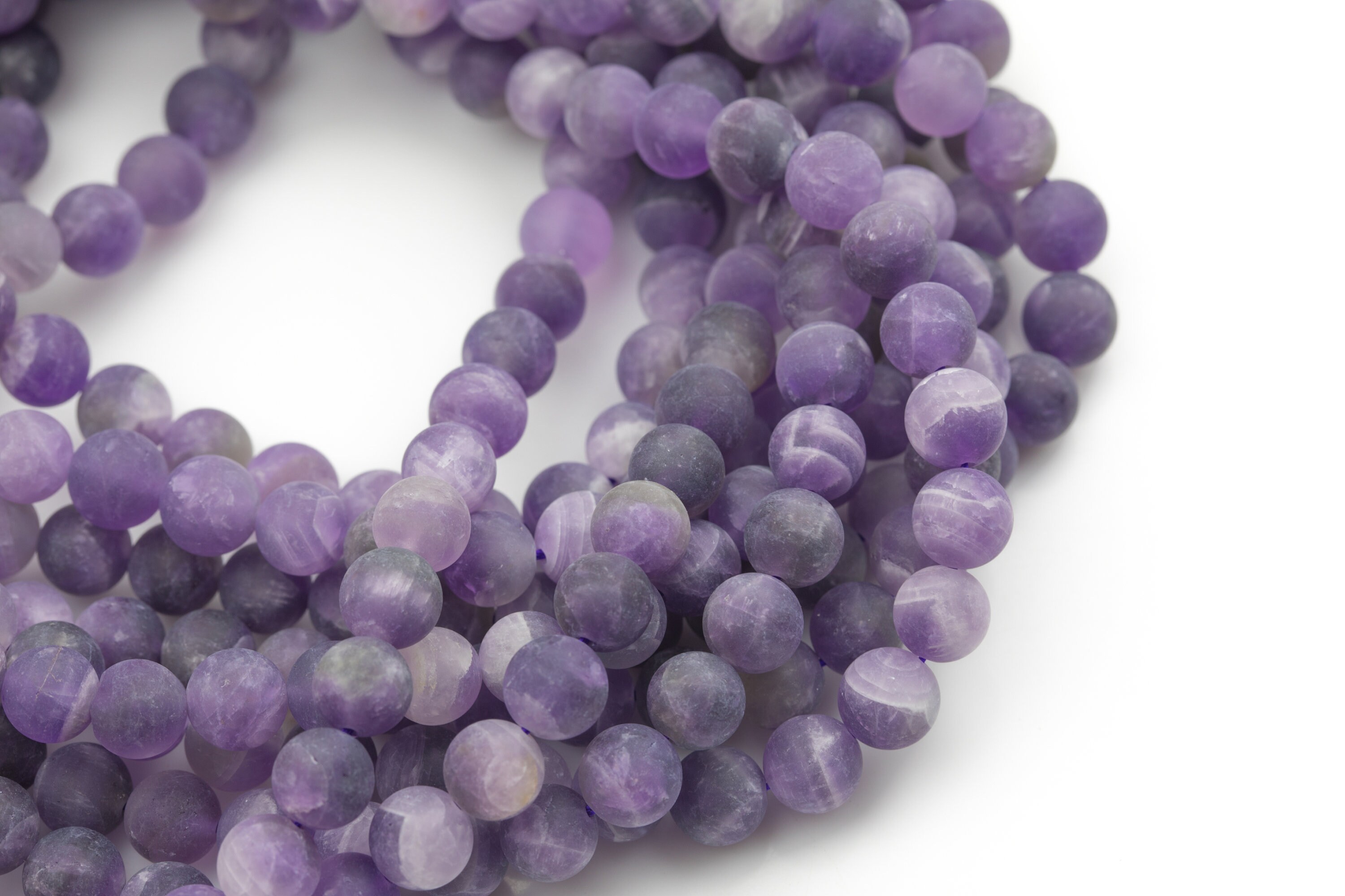 Natural Matte Amethyst Beads Grade AAA Round 4mm 6mm 8mm - Etsy