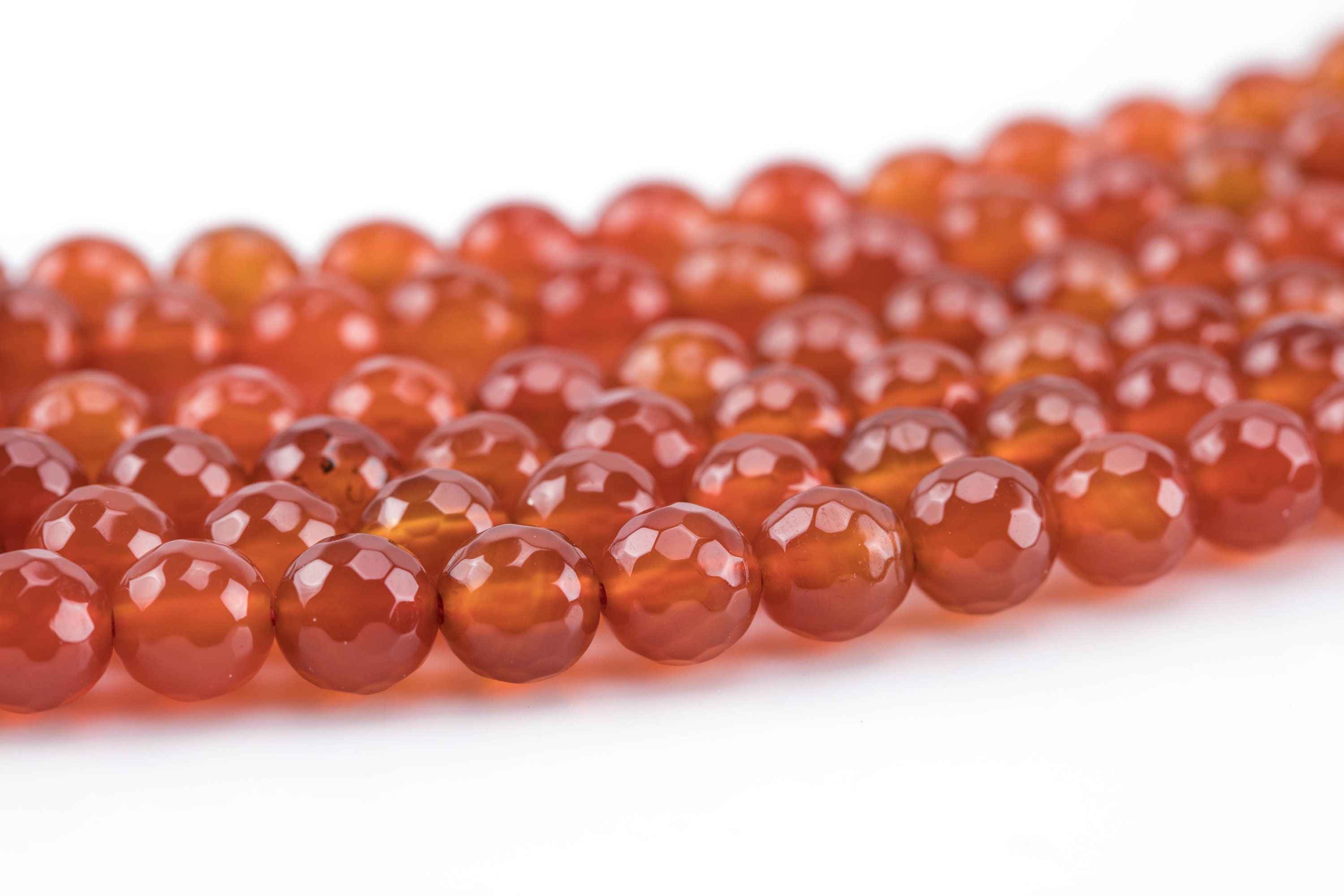 Natural Red Carnelian High Quality in Faceted Round 4mm - Etsy