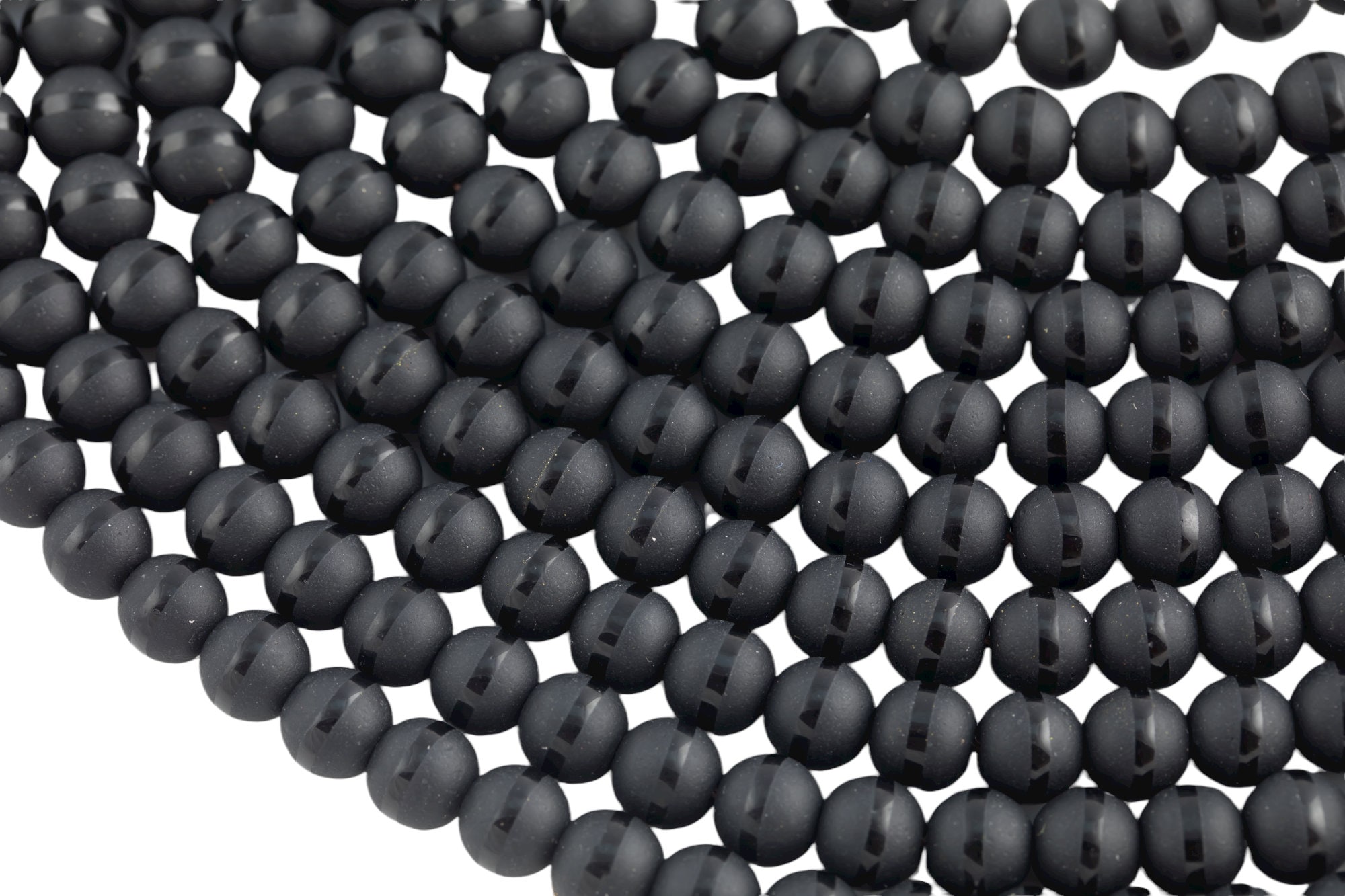 Natural Matt Onyx Striped Onyx High Quality in Matte Round - Etsy