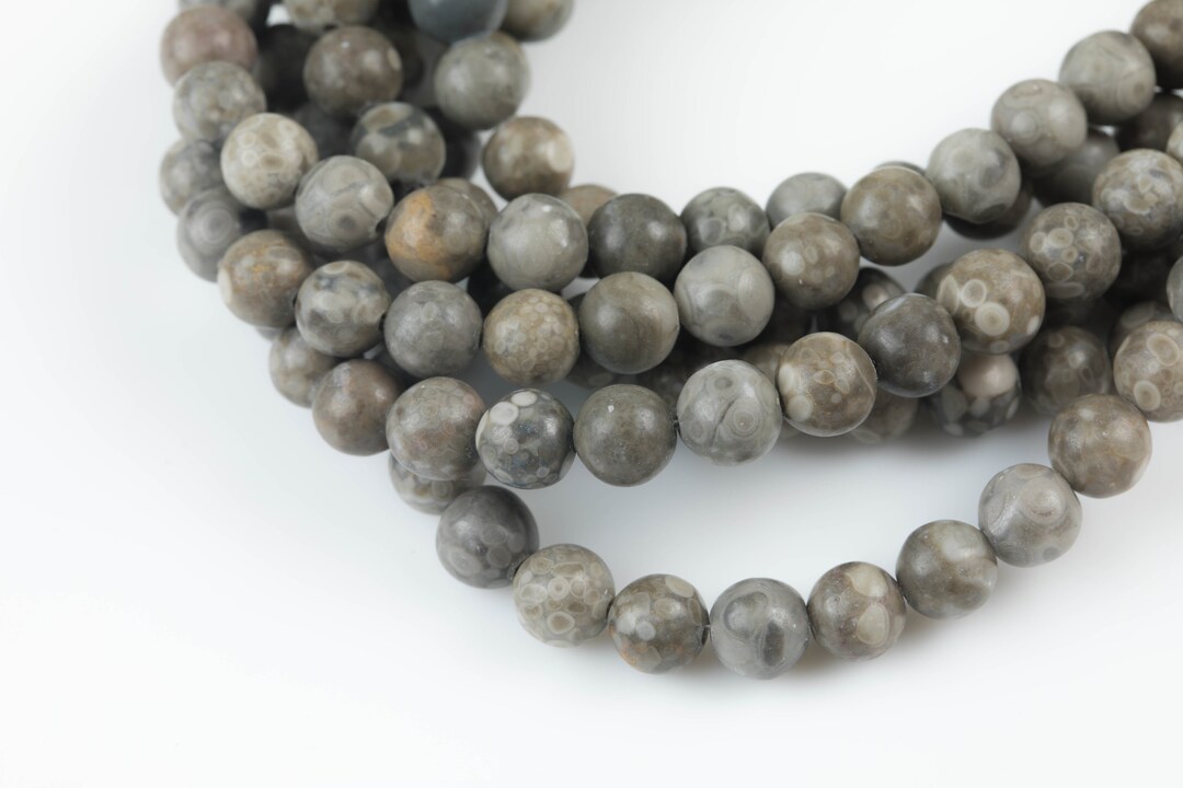 Natural Gray Mai Jasper High Quality in Matte Round AAA Quality ...