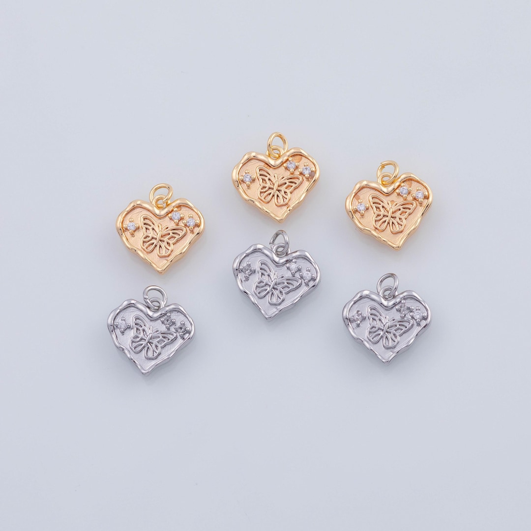 18K Gold PVD Butterfly Freem Charm - Tarnish Resistant - Etsy UK