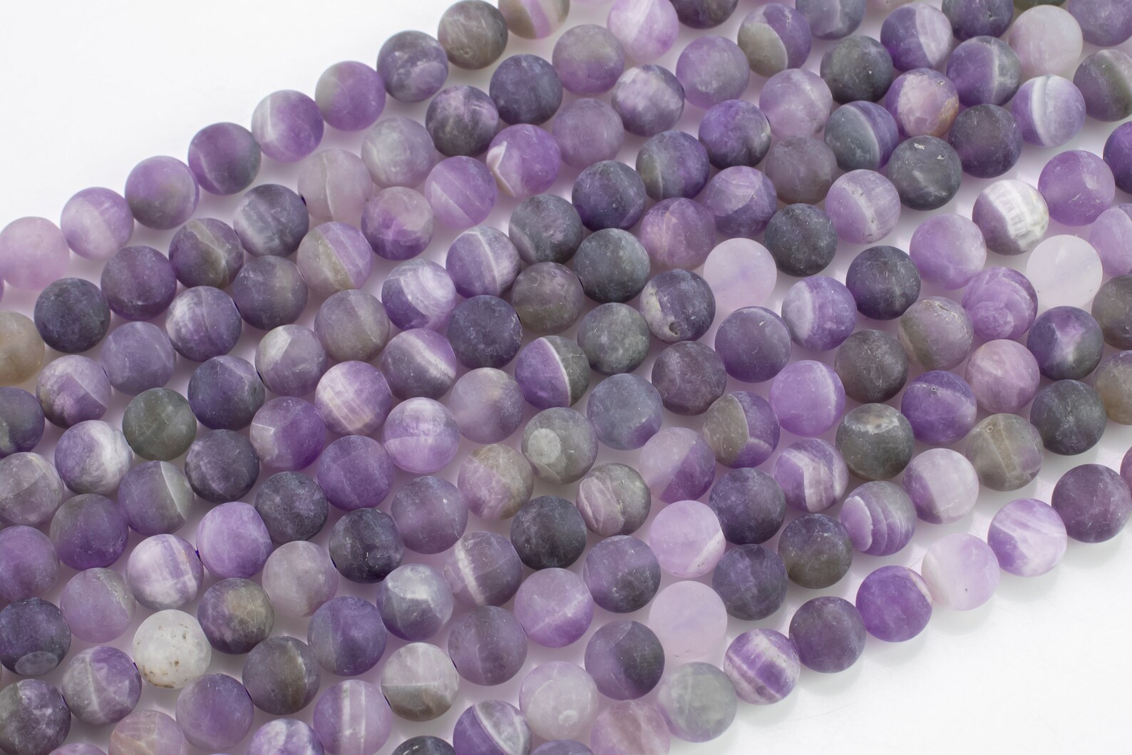 Natural Matte Amethyst Beads Grade AAA Round 4mm 6mm 8mm - Etsy