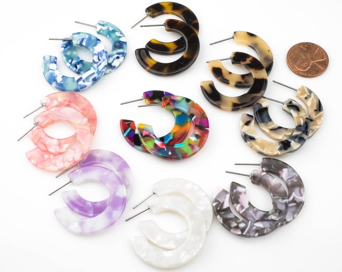 18pcs Tortoise Shell Acetate Heishi Beads 6mm 8mm 10mm 1b | Etsy