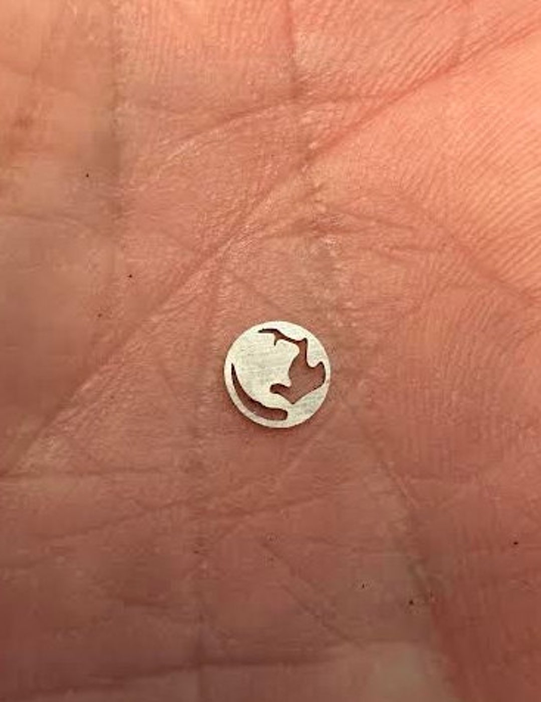 Gold Filled Earth Travel Flight Ribbon Connector - Sterling Silver or ...