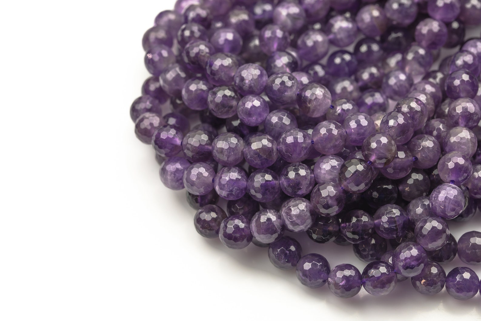 Natural AA Quality Amethyst Beads High Quality Faceted Cut | Etsy