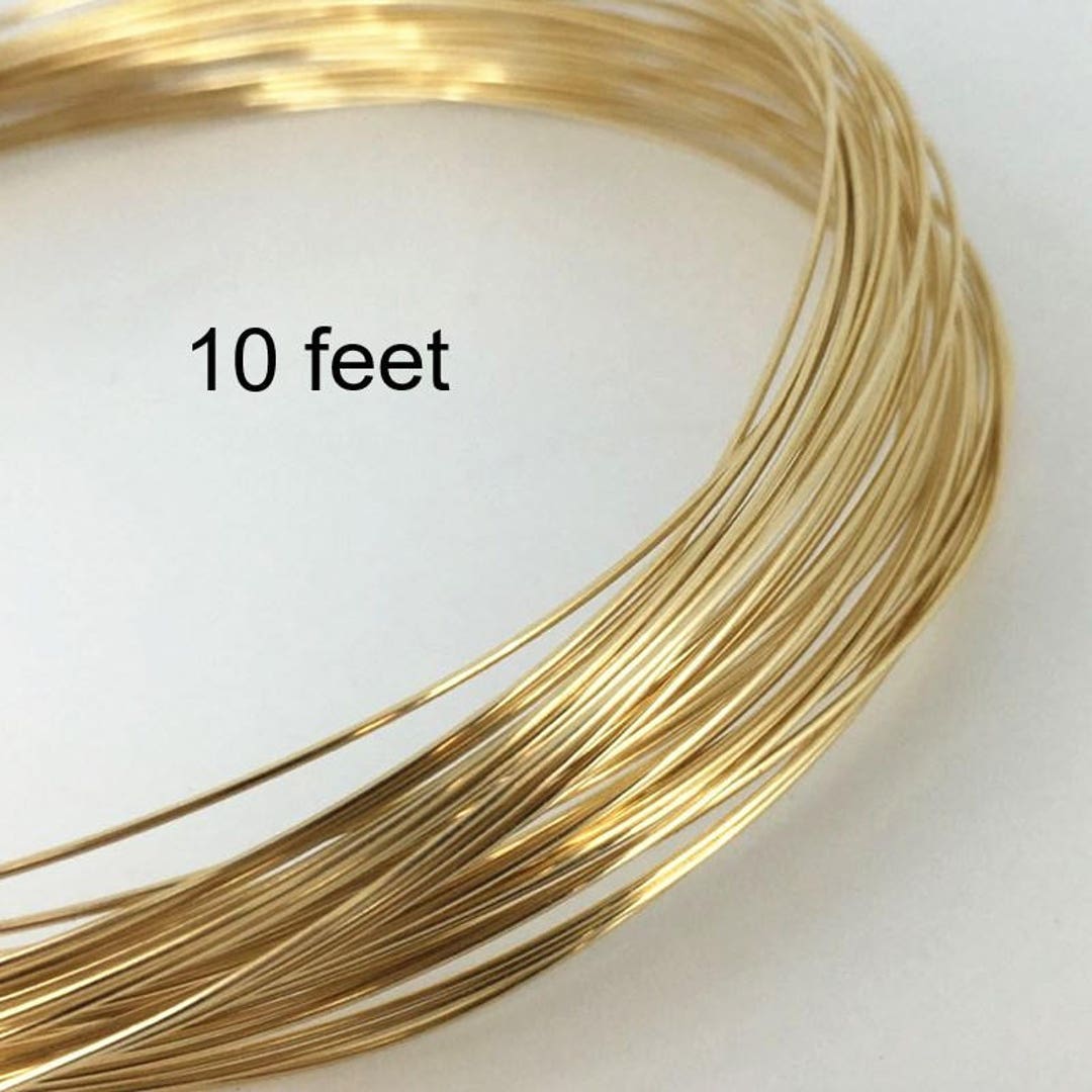 14k- 14/20 Gold Filled, 22 Gauge 24 Gauge 26 Gauge and 28 Gauge-round ...
