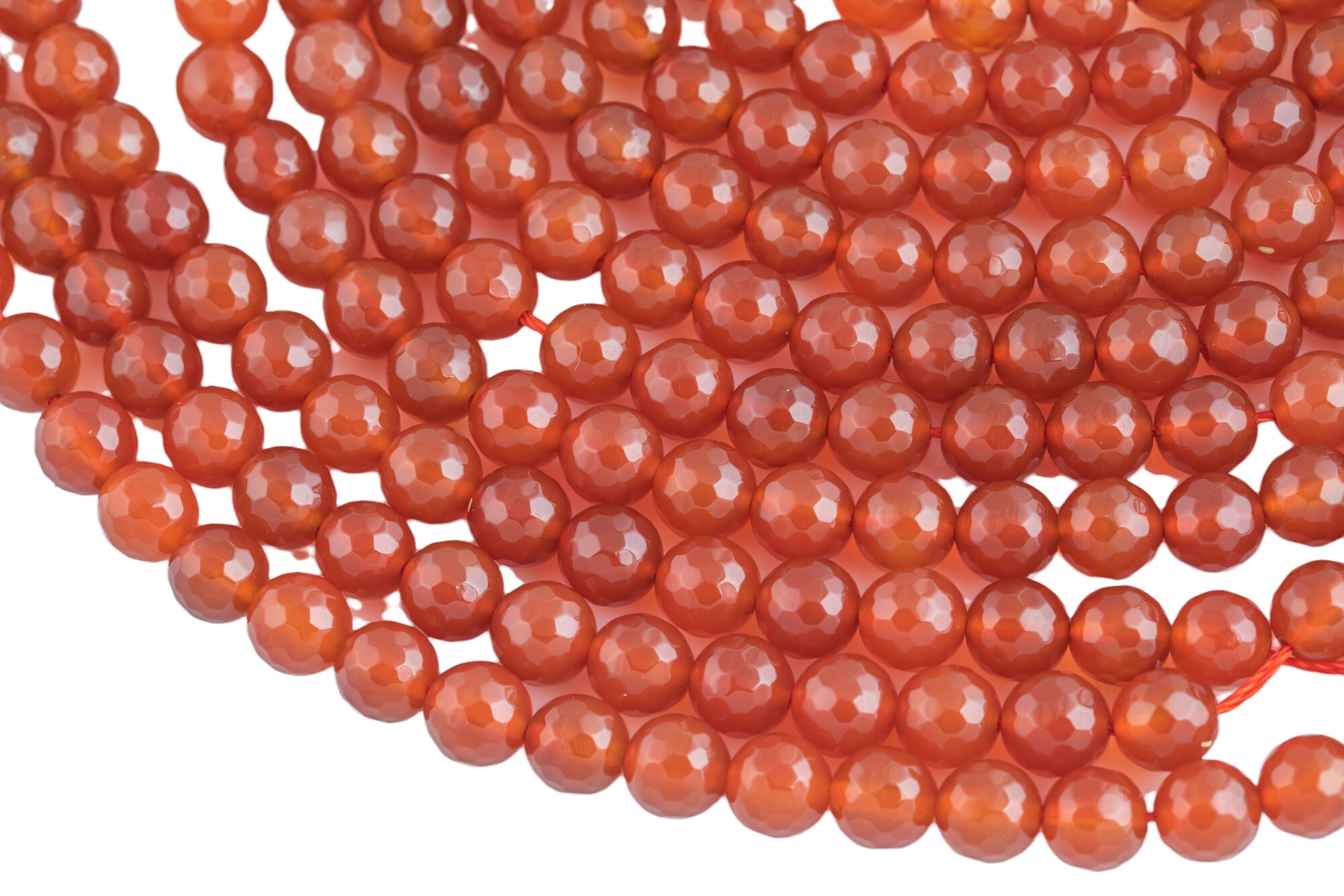 Natural Red Carnelian High Quality in Faceted Round 4mm - Etsy