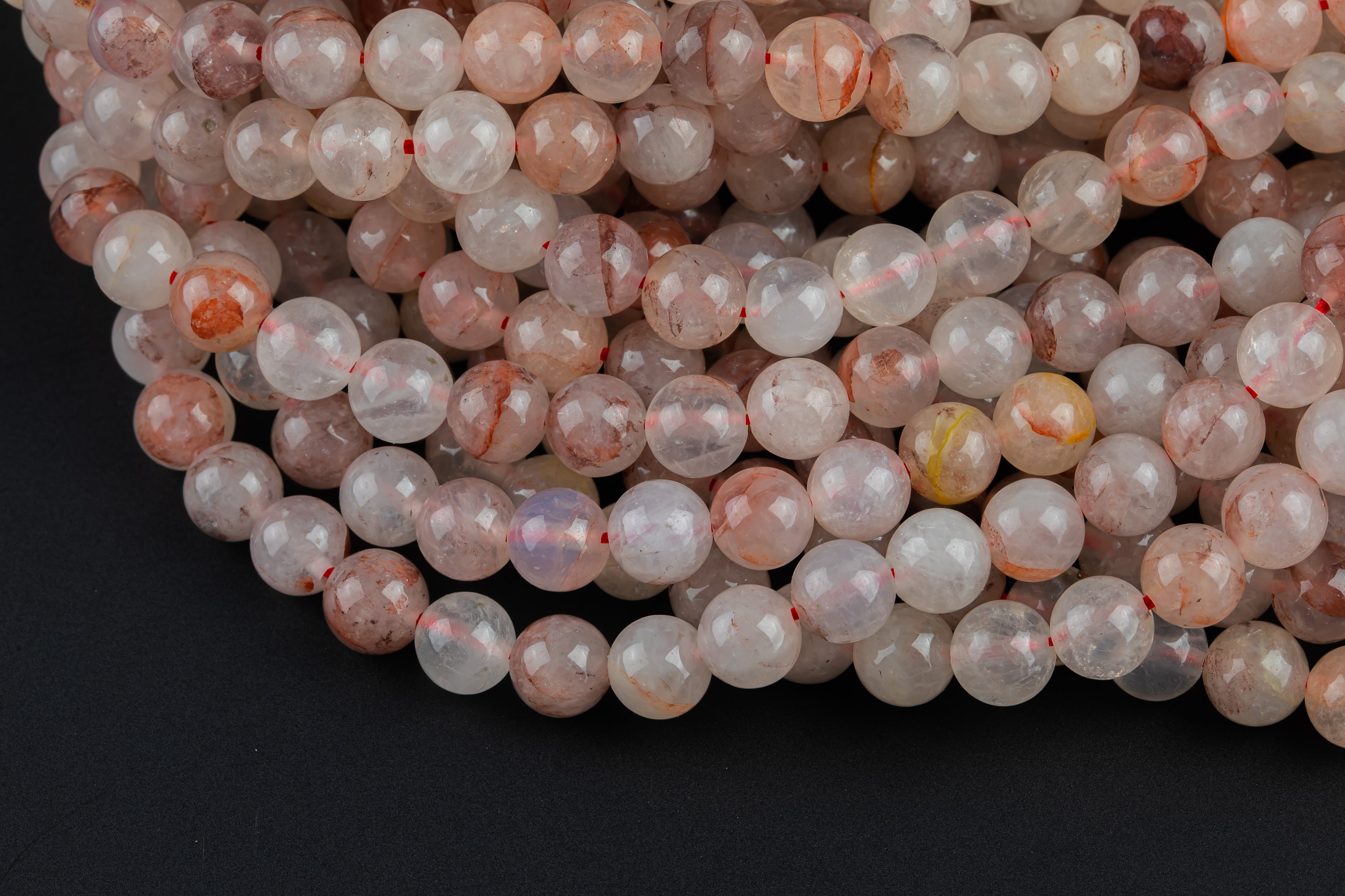 Natural Red Hematoid Lepidocrocite Quartz 6mm 8mm 10mm Round - Etsy