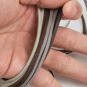 Extra Soft Suede Lace, 3mm Size - Etsy