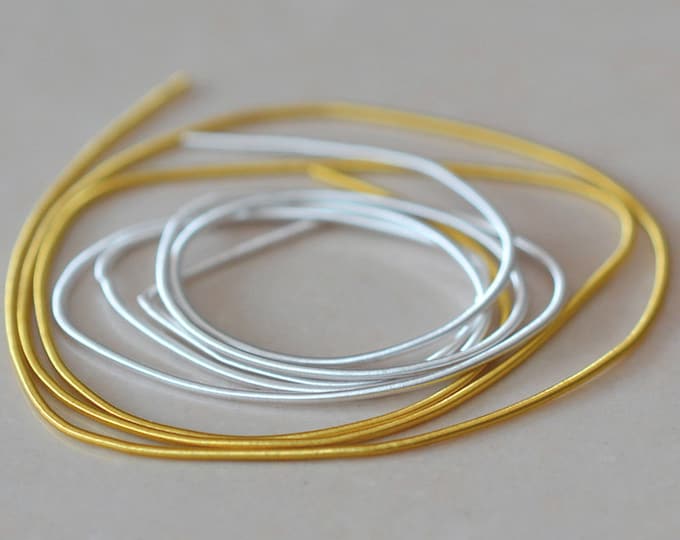 14k Gold Wire Guard 0.5mm Holes Solid 14 Carat Yellow Gold Cord ...