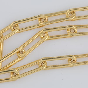 Gold Filled Flat Tubed Chain, 5x15mm Links, USA Made , Wholesale, USA ...