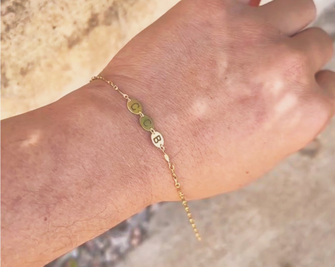 Letter Connectors-14kt Gold Filled Alphabet Connectors for Bracelet ...