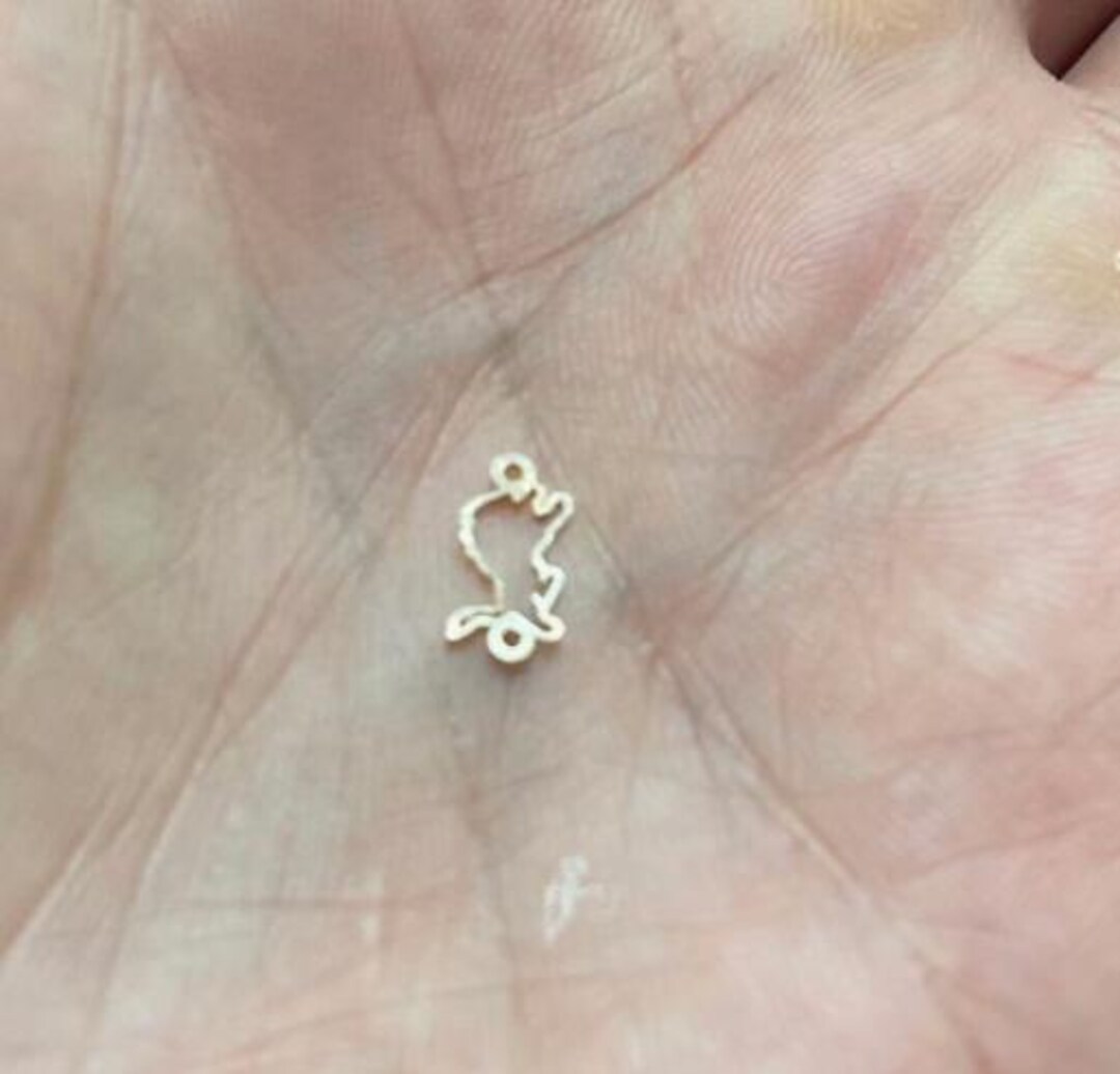 Lion Connector Permanent Jewelry Connector or Charm- Intricate Detail ...