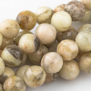 Natural Autumn Jasper, High Quality in Faceted Round, 6mm, 8mm, 10mm ...