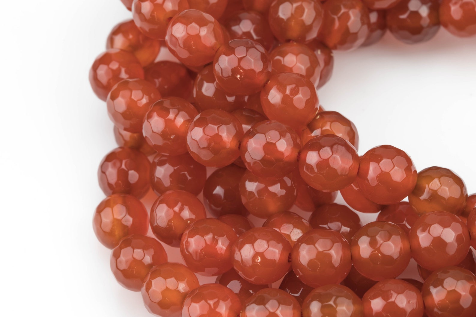 Natural Red Carnelian High Quality in Faceted Round 4mm | Etsy