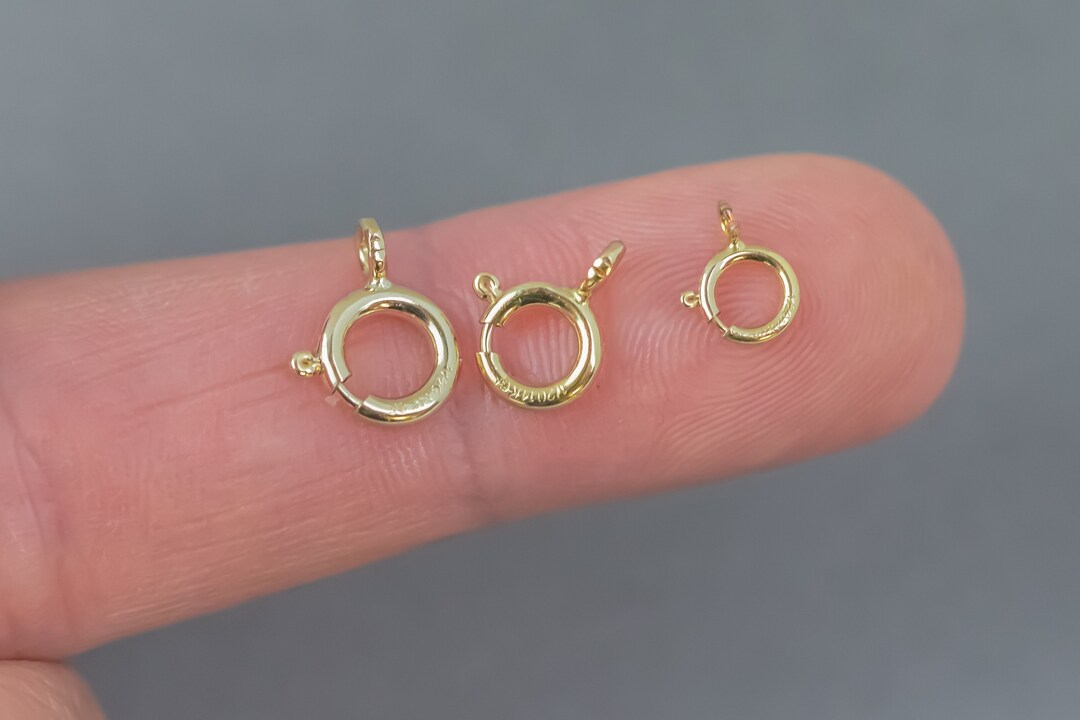 Gold Filled Open Spring Ring Clasp - 14/20 Gold Filled- USA Product - Etsy