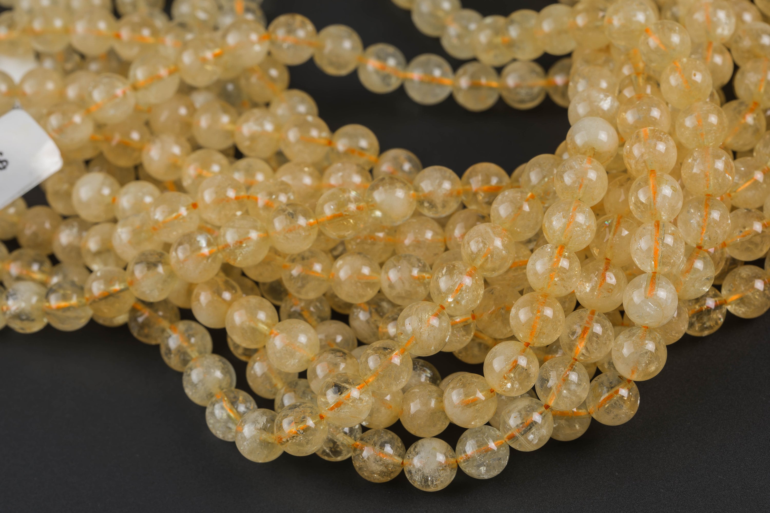 Natural CITRINE Round 6mm 8mm 10mm Full Strand 15.5 Inches - Etsy