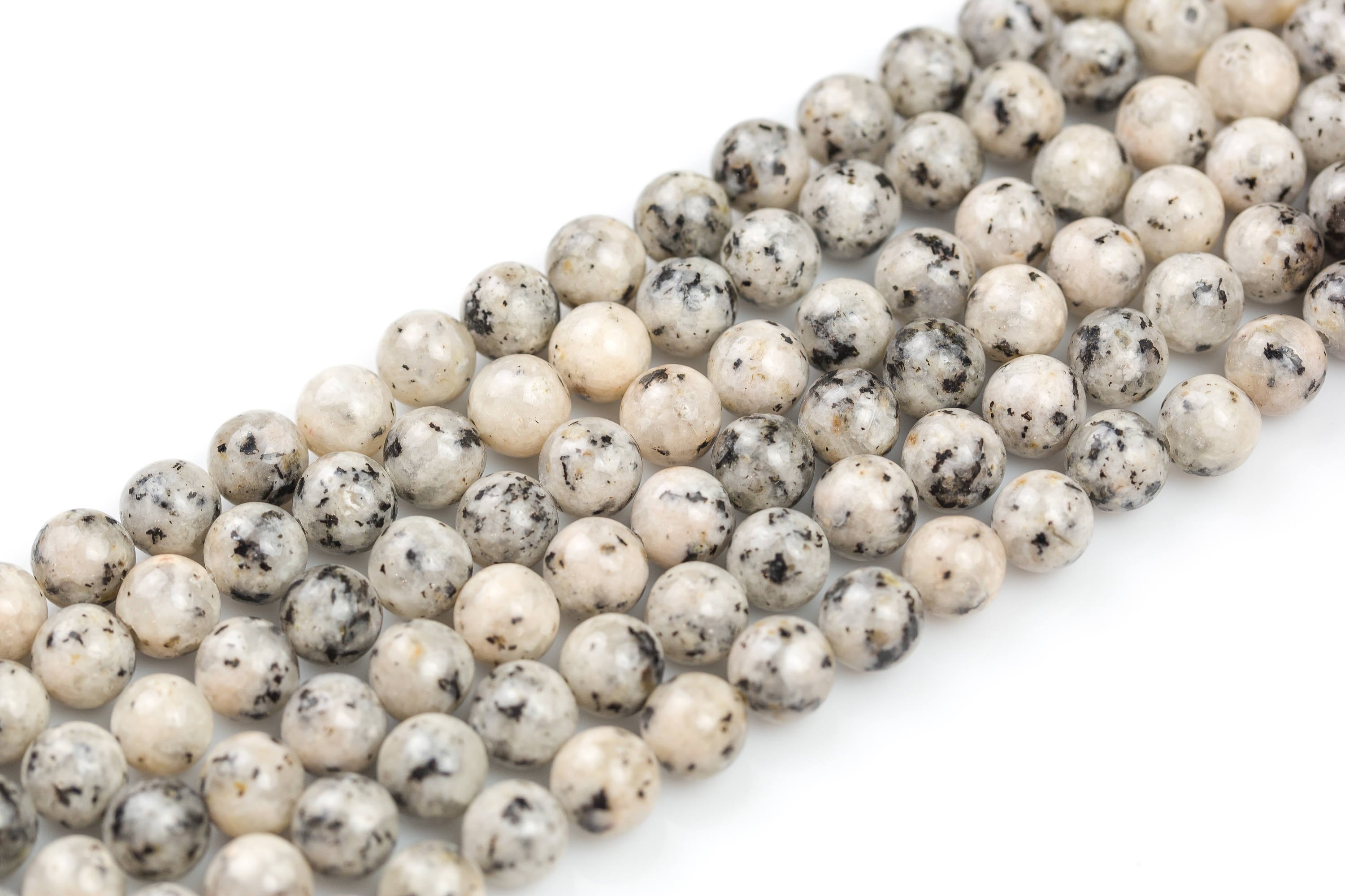 Natural Gray Spotted Jasper High Quality in Round 6mm 8mm - Etsy