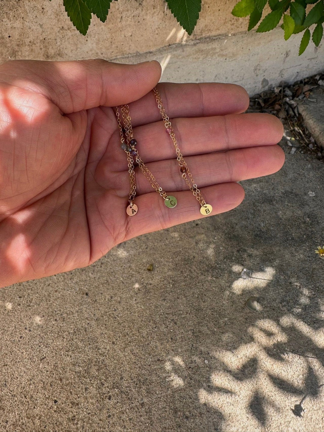 Letter Connectors-14kt Gold Filled Alphabet Charms for Bracelet or ...