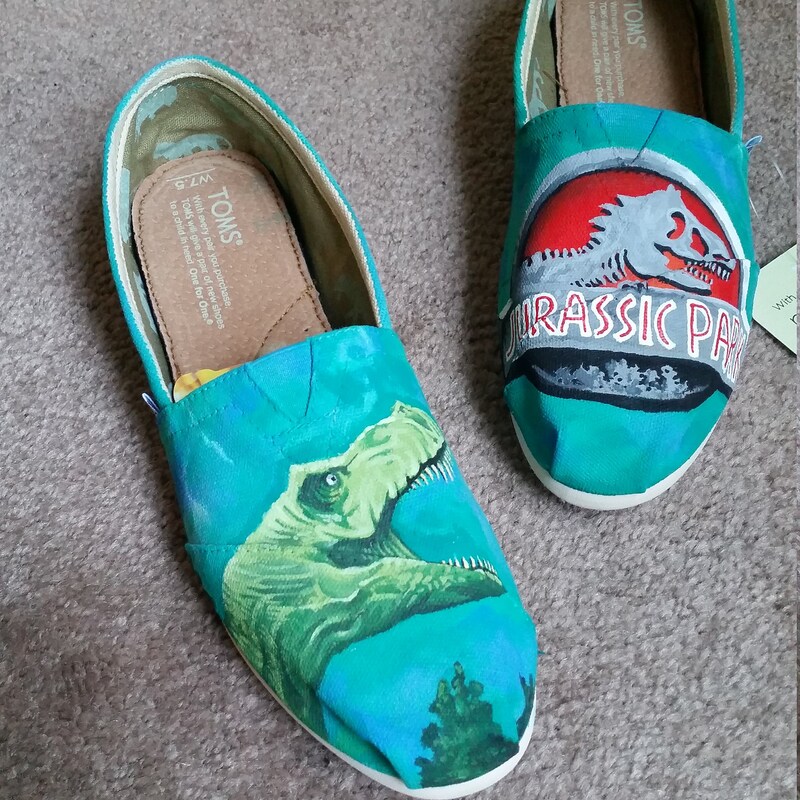 Jurassic Park Shoes - Etsy