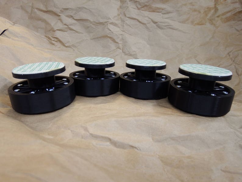 Turntable Suspended Isolation Leveling Feet Foot Load Set of 4 Black - Etsy