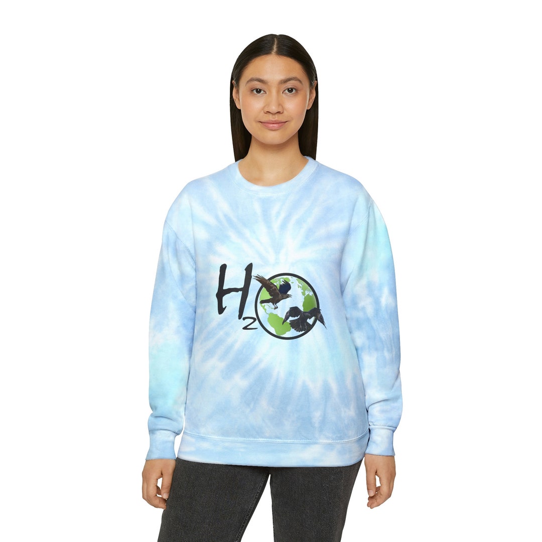 H2O Ravens Blue Lagoon Unisex Tie-dye Sweatshirt - Etsy