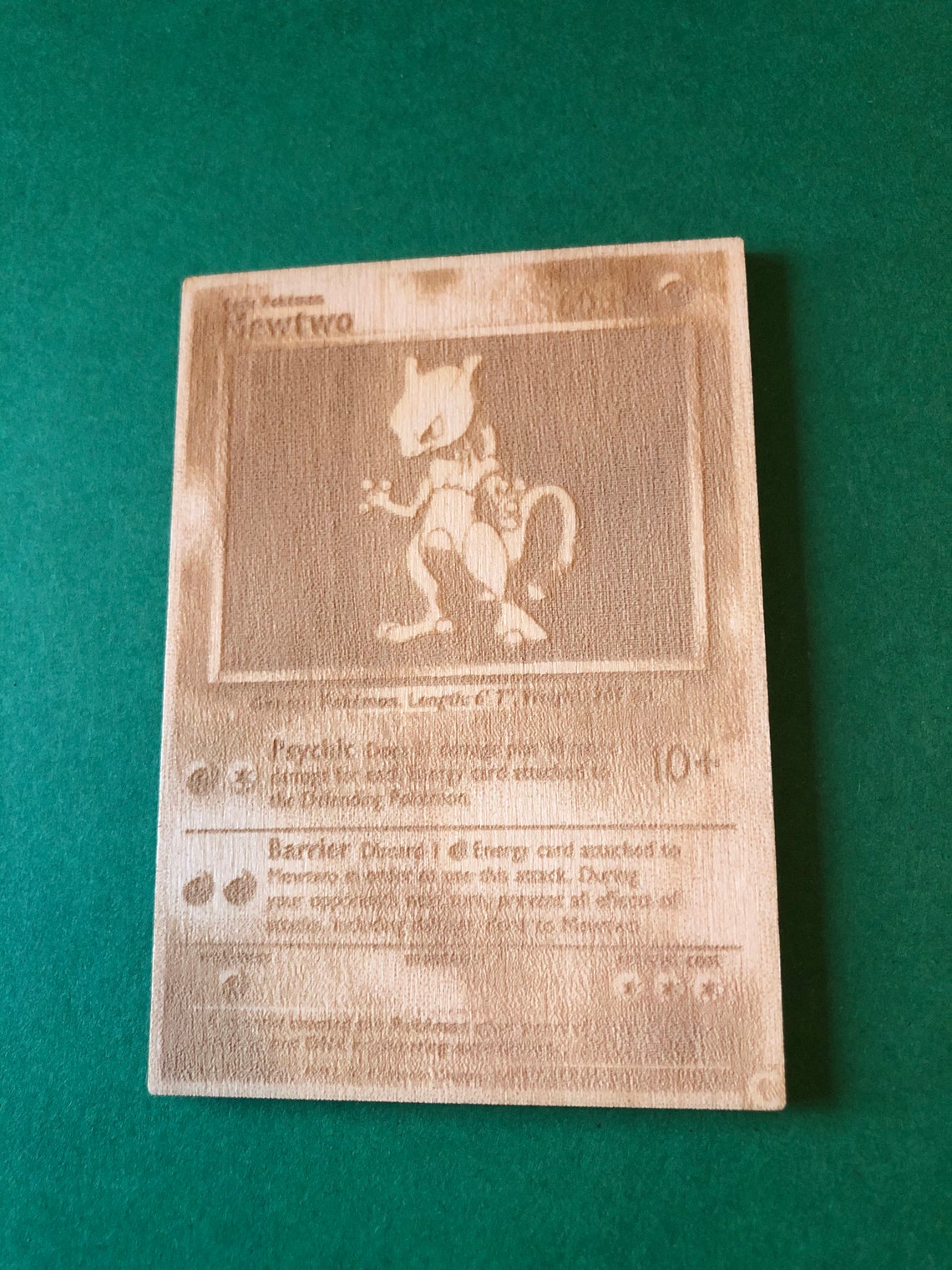 Any Original Pokemon Engraved Onto Wood Other Gens Etsy