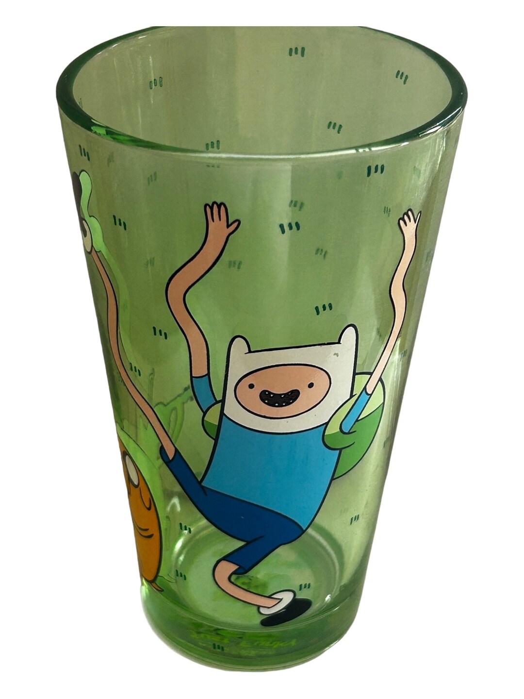 Adventure Time Finn and Jake Glass Tumbler Cartoon Network 16oz. Pint ...