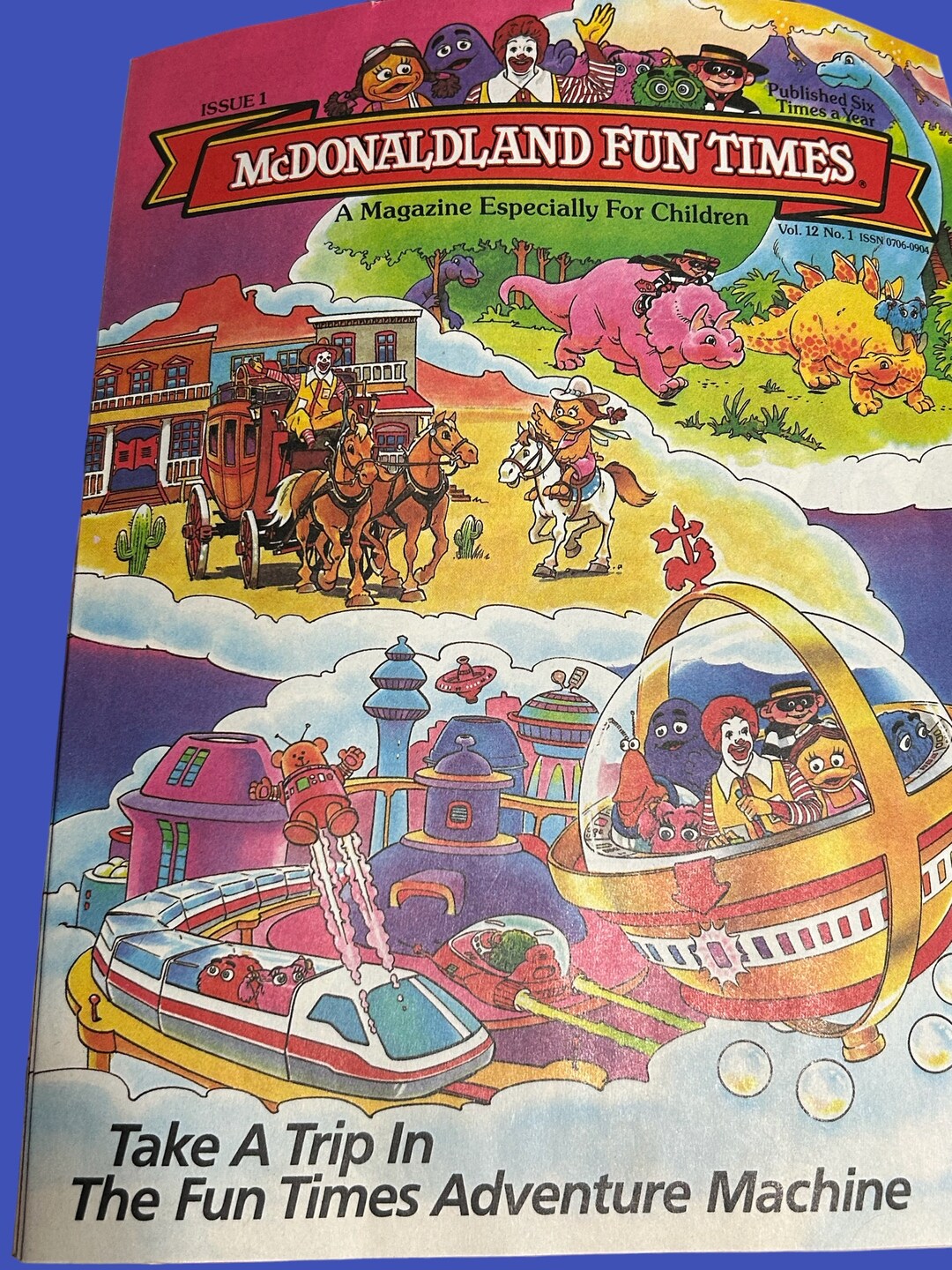 Vintage 1980s Mcdonaldland Fun Times Vol 12 No 1. A Magazine for ...