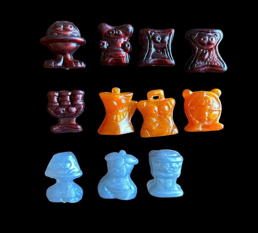 Vintage Original Gogos Pearlescent Crazy Bones Lot of 11 - Etsy